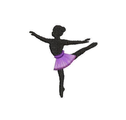 Fringe Tutu Ballerina Machine Embroidery Design| sproutembroiderydesigns