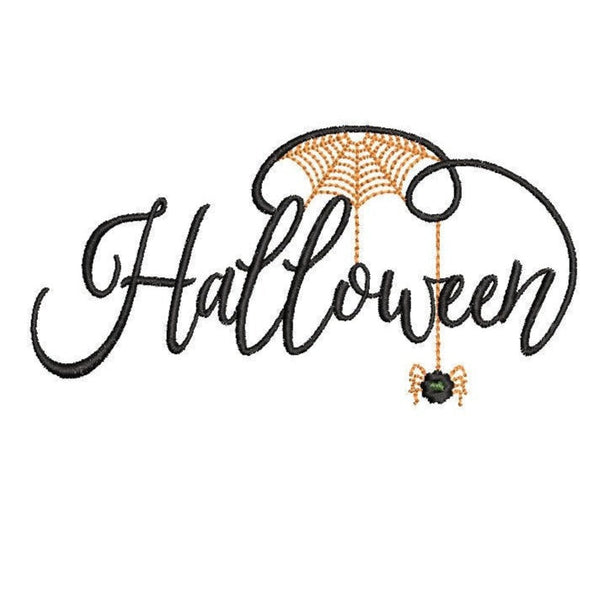 Cobweb Halloween Machine Embroidery Design, Spooky spider web embroide ...