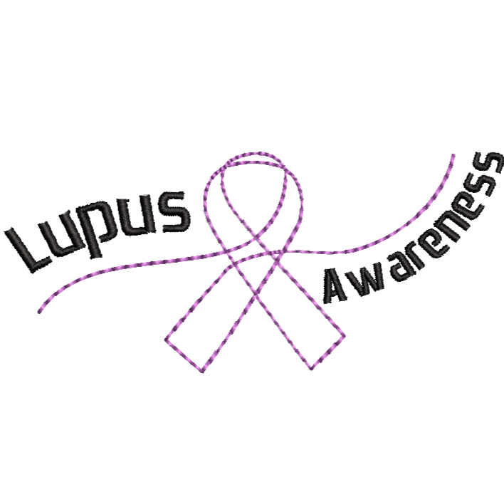 FREE Ribbon Lupus Machine Embroidery Design| sproutembroiderydesigns