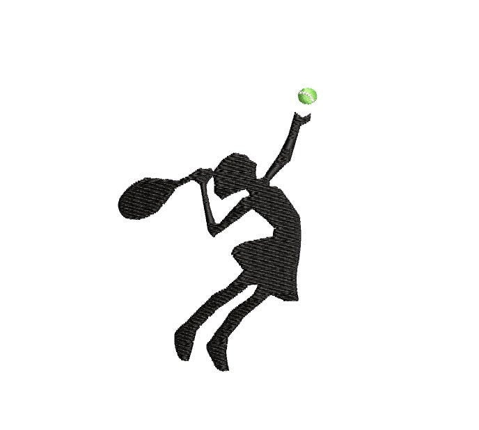 Tennis Embroidery Machine Design| sproutembroiderydesigns