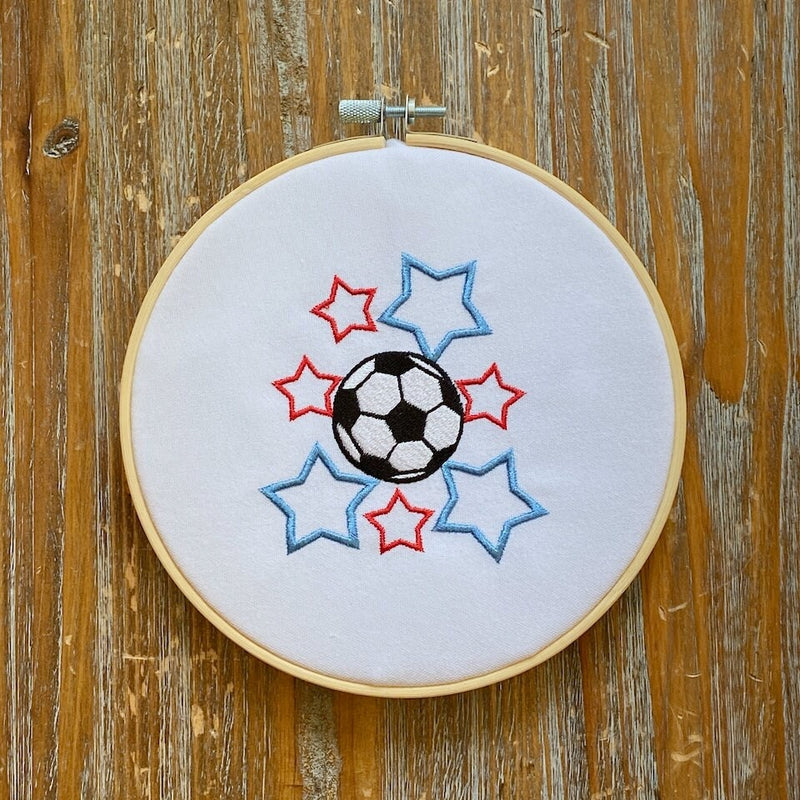 Soccer Machine Embroidery Design, Soccer Embroidery Design ...