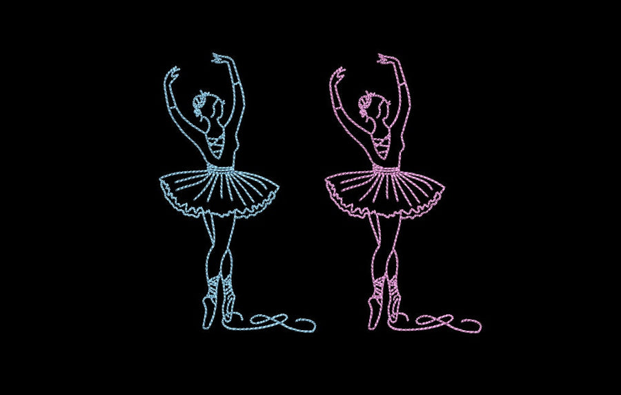 Ballerina Machine Embroidery Design- ballet embroidery design ...