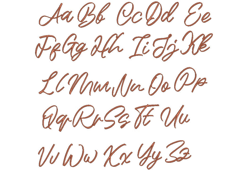 Lyssa Font Machine Embroidery Designs| sproutembroiderydesigns