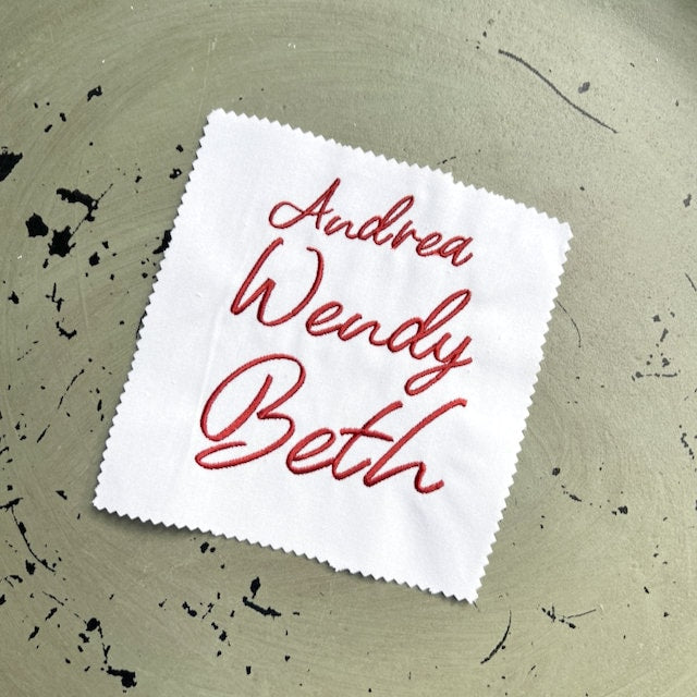 Lyssa Font Machine Embroidery Designs| sproutembroiderydesigns