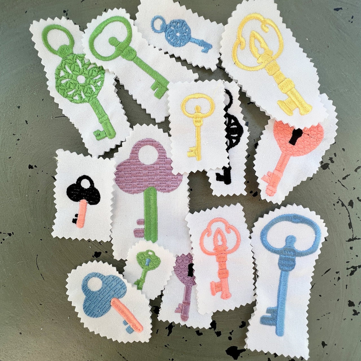 Collection of Key Embroidery Machine Embroidery Design ...